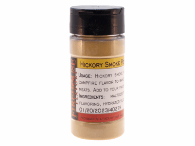Hickory Smoke Powder in a Spice Jar by Firehouse Flavors