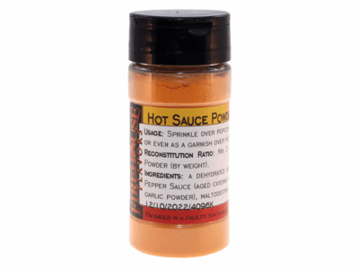 Dehydrated Hot Sauce Powder in a Spice Jar by Firehouse Flavors