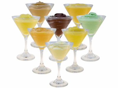 4 Flavor Instant Pudding Mix Sampler Pack by Firehouse Flavors