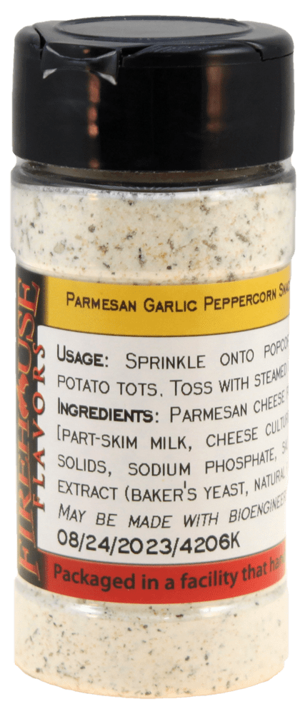 Peppercorn Parmesan Garlic Popcorn & Snack Seasoning in a Spice Jar at ...