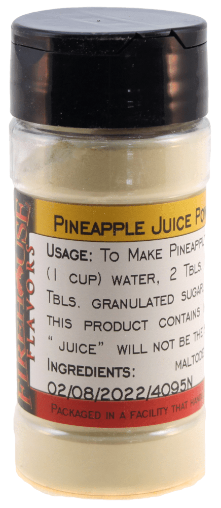 Pineapple Juice Powder in a Spice Jar at Firehouse Flavors