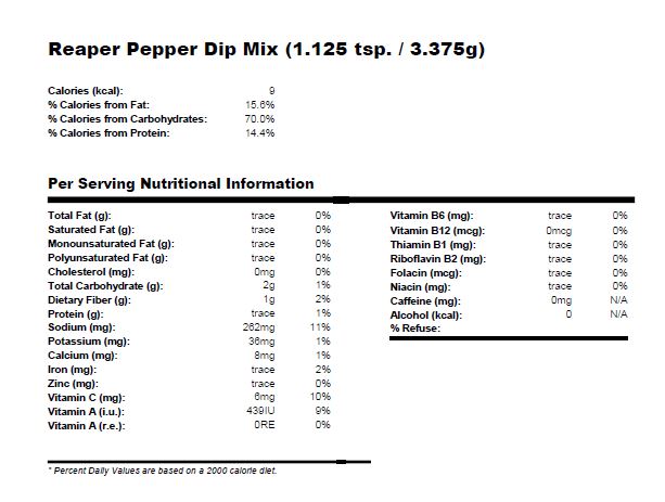 Wholesale Ultra Hot Reaper Pepper Dip Mix and Spread Mix by Firehouse ...