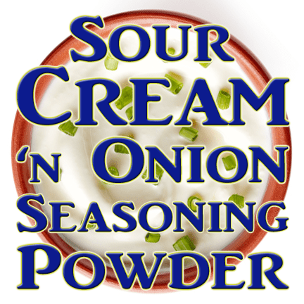 Sour Cream & Onion Seasoning Powder in a Spice Jar at Firehouse Flavors