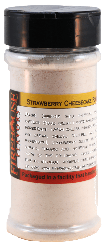 Strawberry Cheesecake Flavor Sprinkles in a Spice Jar by Firehouse Flavors