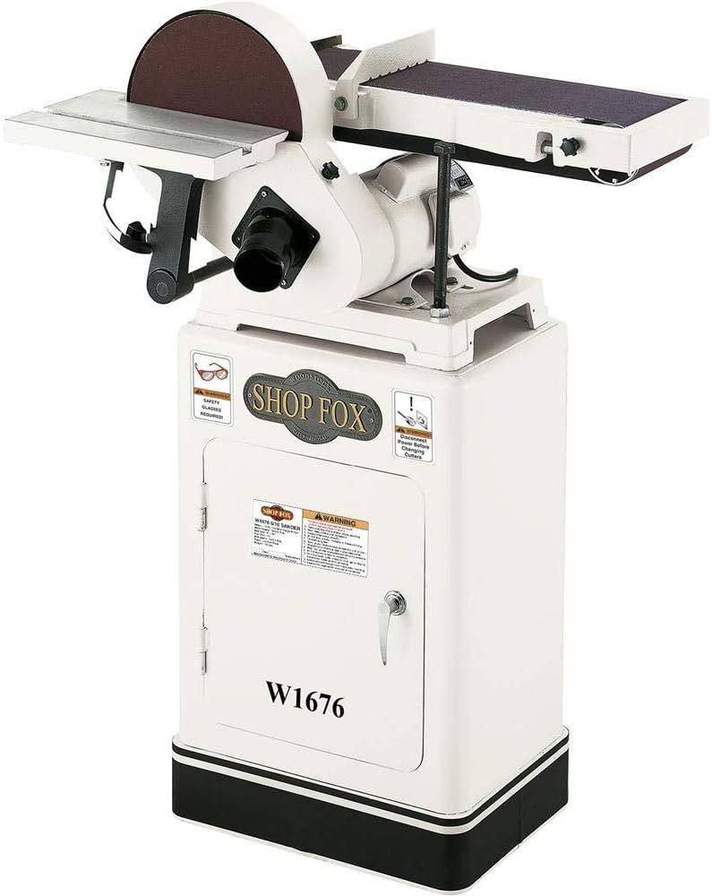 Shop Fox W1676 - 6" Belt / 10" Disc Combo Sander