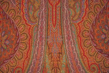 Vintage Wool Paisley Strips
