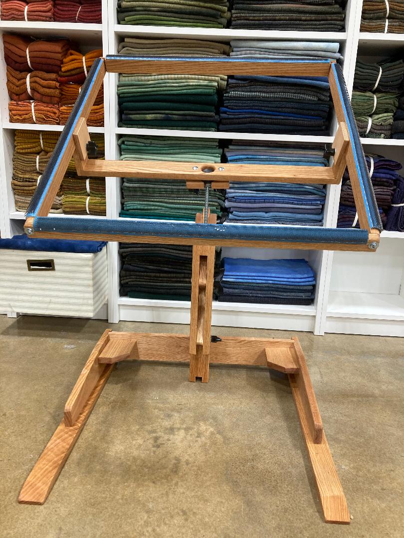 NEW! Rotating/Tilt Frame with Floor Stand For All Rug Sizes