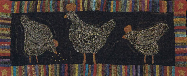 Polly Minick Paper Rug Hooking Patterns - Free Shipping
