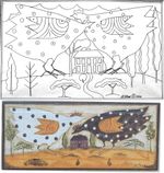 Rug Hooking Pattern Designs by M Shaw