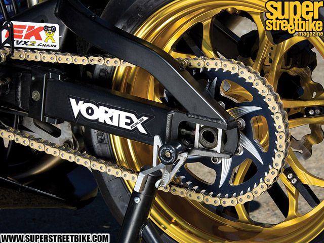 Green Ninja 300 With Chains