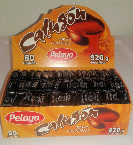 DISPLAY Calugon Clasico con Nueces - Pelayo 920g (80 unidades) (sold out!!)