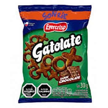 **SPECIAL** Gatolate Sabor Chocolate - Evercrisp 30g *C26 (Sold Out!!)