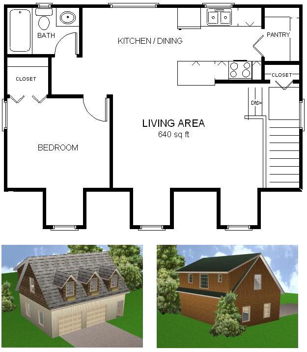 Garages With Living Quarters Floor Plans