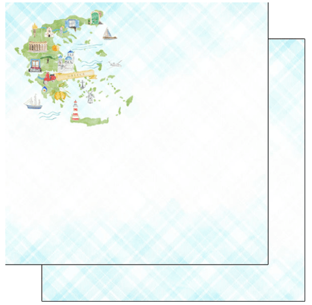 World Map Page Border