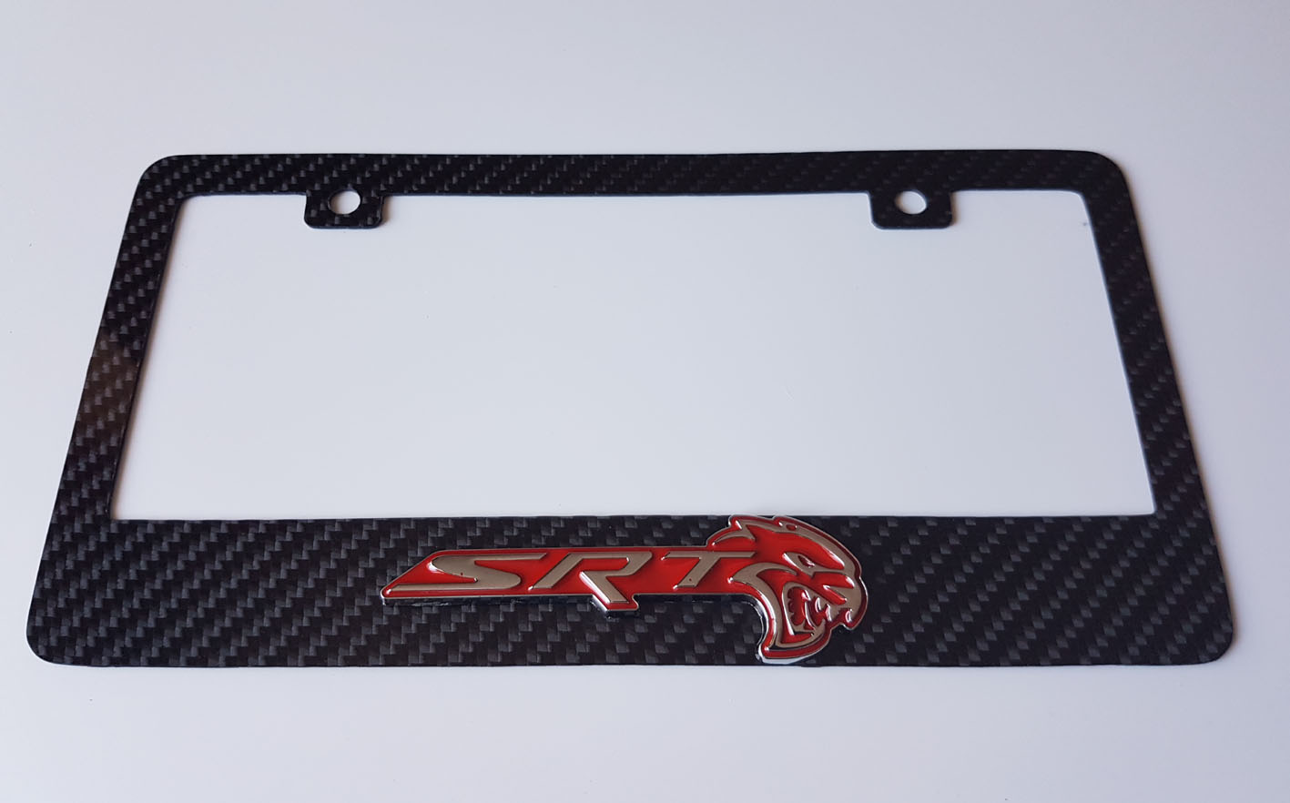 Dodge SRT Hellcat Carbon Fiber License Plate Frame