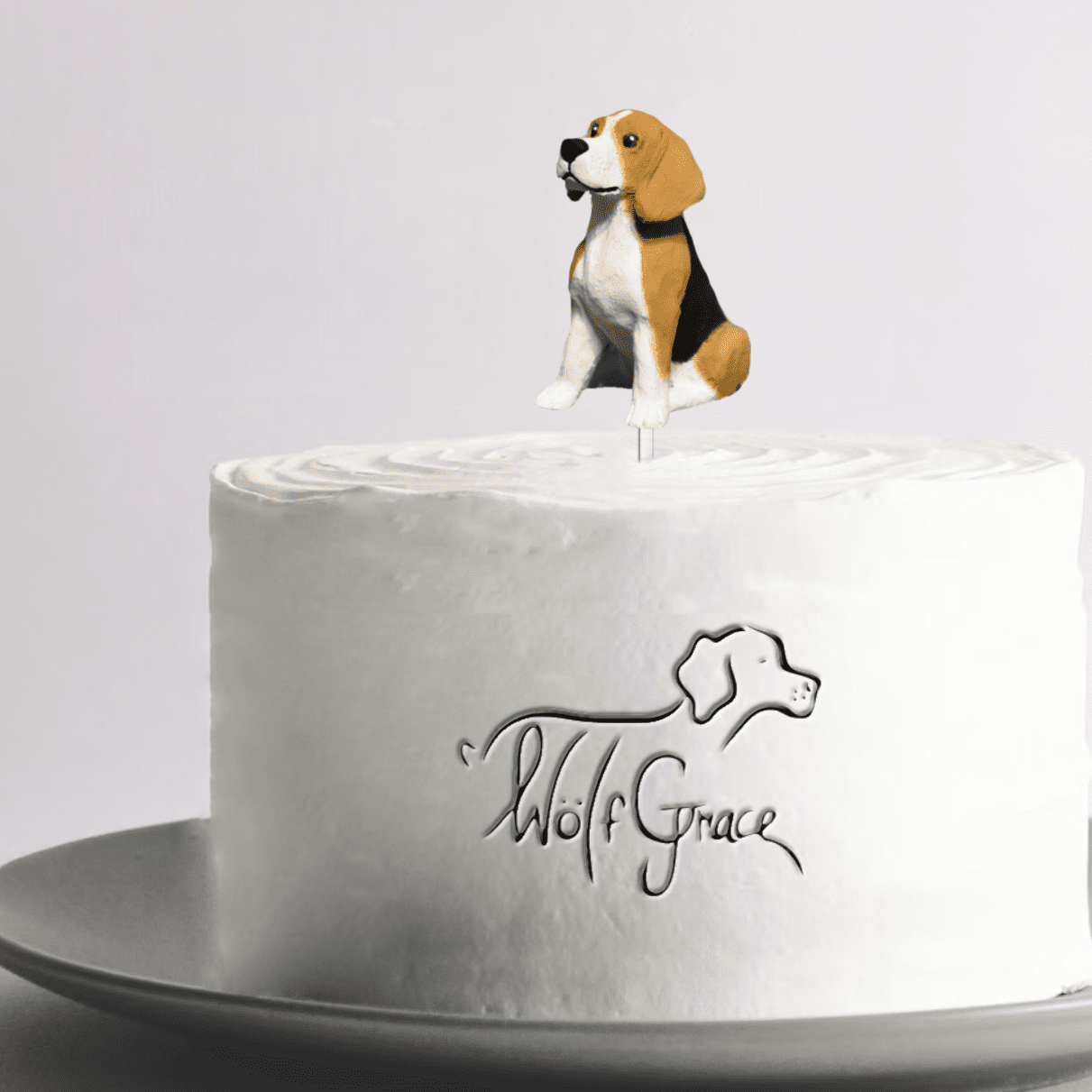 Beagle Cake Topper