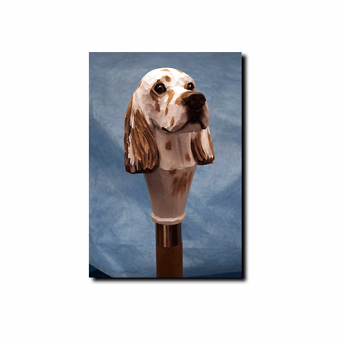 English Setter Walking Stick, Hiking Staff