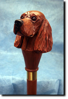 Irish Setter Walking Stick, Hiking Staff