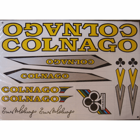 Colnago Decal Set, Vintage Colnago Decals, Colnago Bikes decals ...