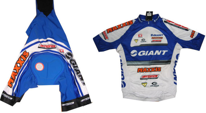 Giant Maxxis FSA Bib Shorts & Short Sleeve Jersey, Giant Uniform, mtb ...