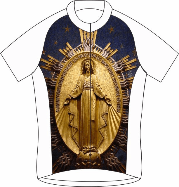 Christian Bike Jersey, jesus bike jerseys, virgin mary cycling shirt ...