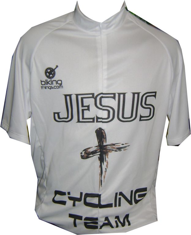 Jesus Cross Bike Jersey, Jesus Cycling Team Shirt, cool christian bike ...