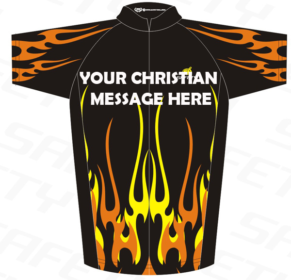 Pre custom Christian Bike Jersey, Faith Christian message, jesus saves ...