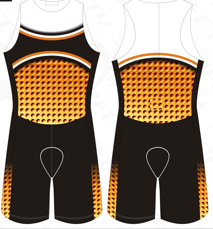 Tri Suit Orange Semi Custom Triathlon, flames suit, tri chamois ...
