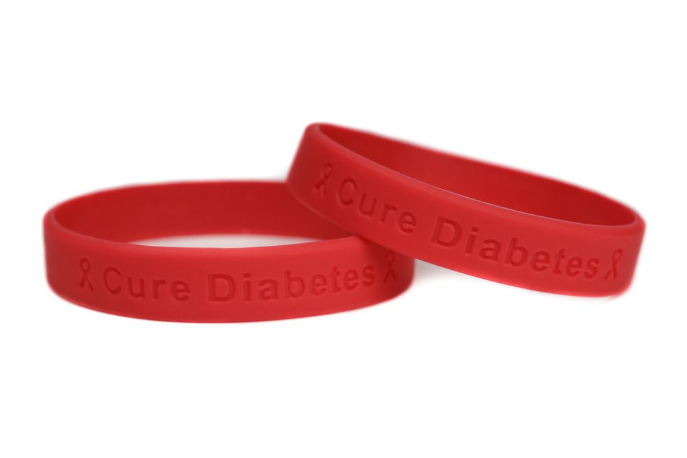 Diabetes Awareness Silicone Bracelets