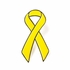 Yellow Ribbon Awareness Jewelry Lapel Pin - Yellow Gold Metal Lapel Pin ...
