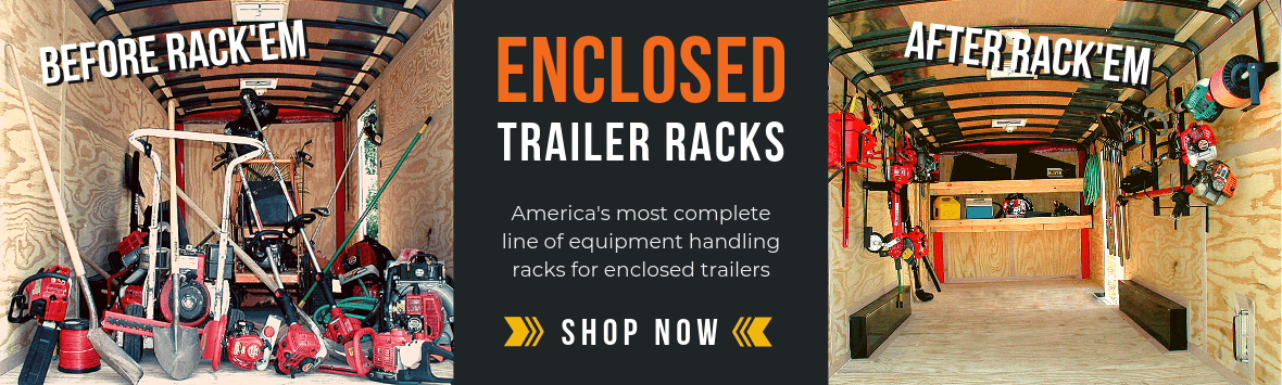 Rack'em Mfg LLC Grass Catchers Landscape tool racks Trailers