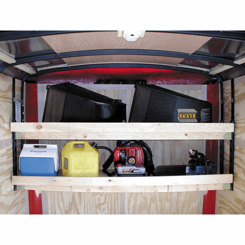 Enclosed Trailer Shelf / Bunk Bed Kit RA-13 Rack'em Mfg.