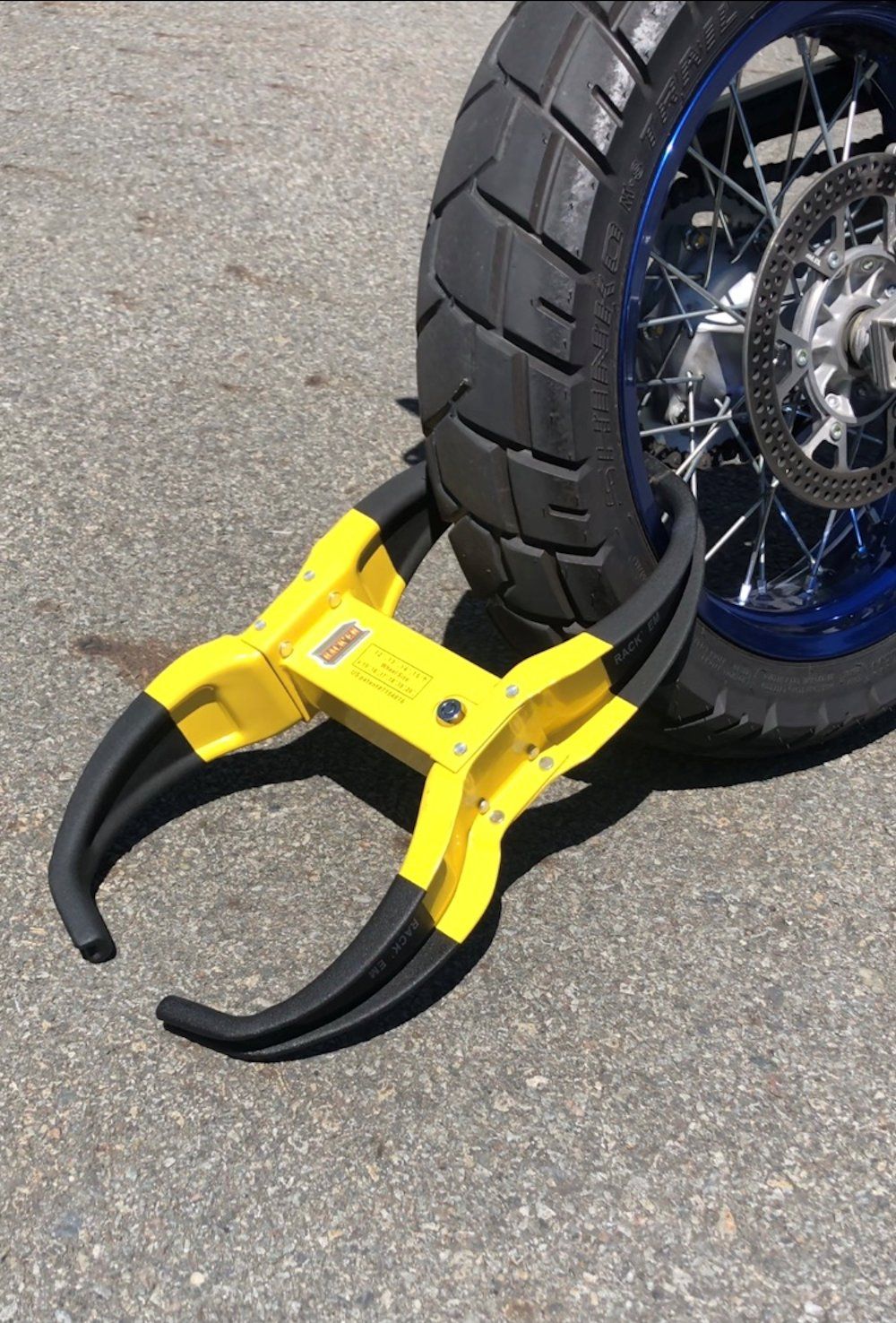 Lock'em Magnum Wheel Lock RA-25 Rack'em Mfg