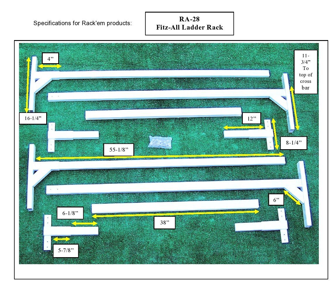 Fitz-All ladder racks RA-28B Rack'em Mfg.