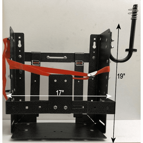 Adjustable Back Pack Sprayer or Blower Rack for Enclosed Trailers RA-39