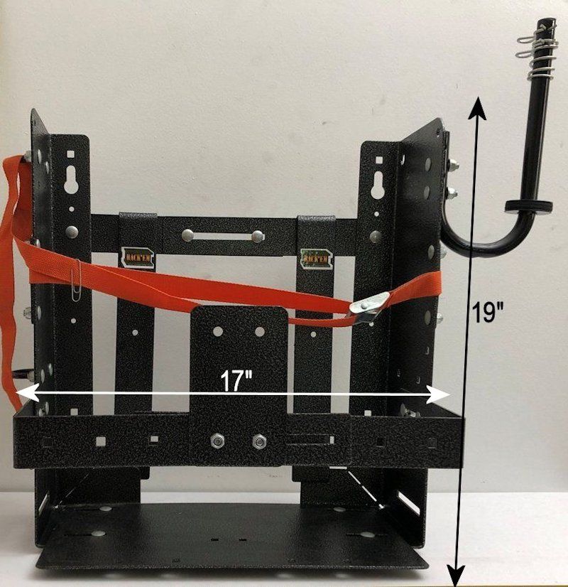 Adjustable Back Pack Sprayer or Blower Rack for Enclosed Trailers RA-39