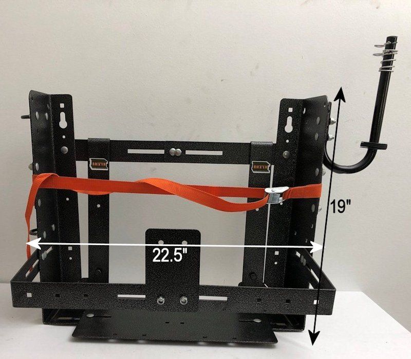 Adjustable Back Pack Sprayer or Blower Rack for Enclosed Trailers RA-39