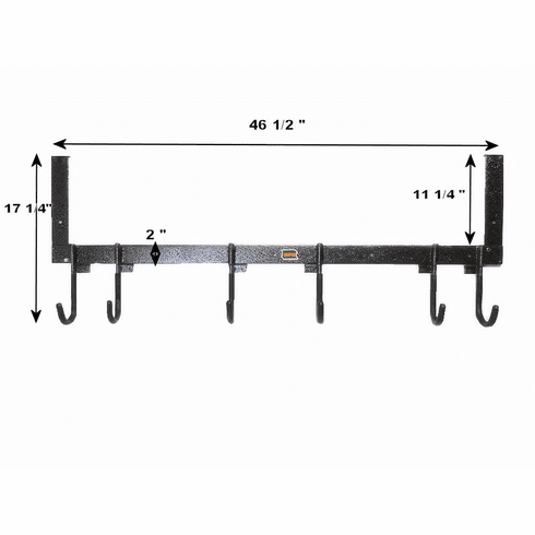 6-Hook Multi-Tool Rack RA-7 Rack'em Mfg.