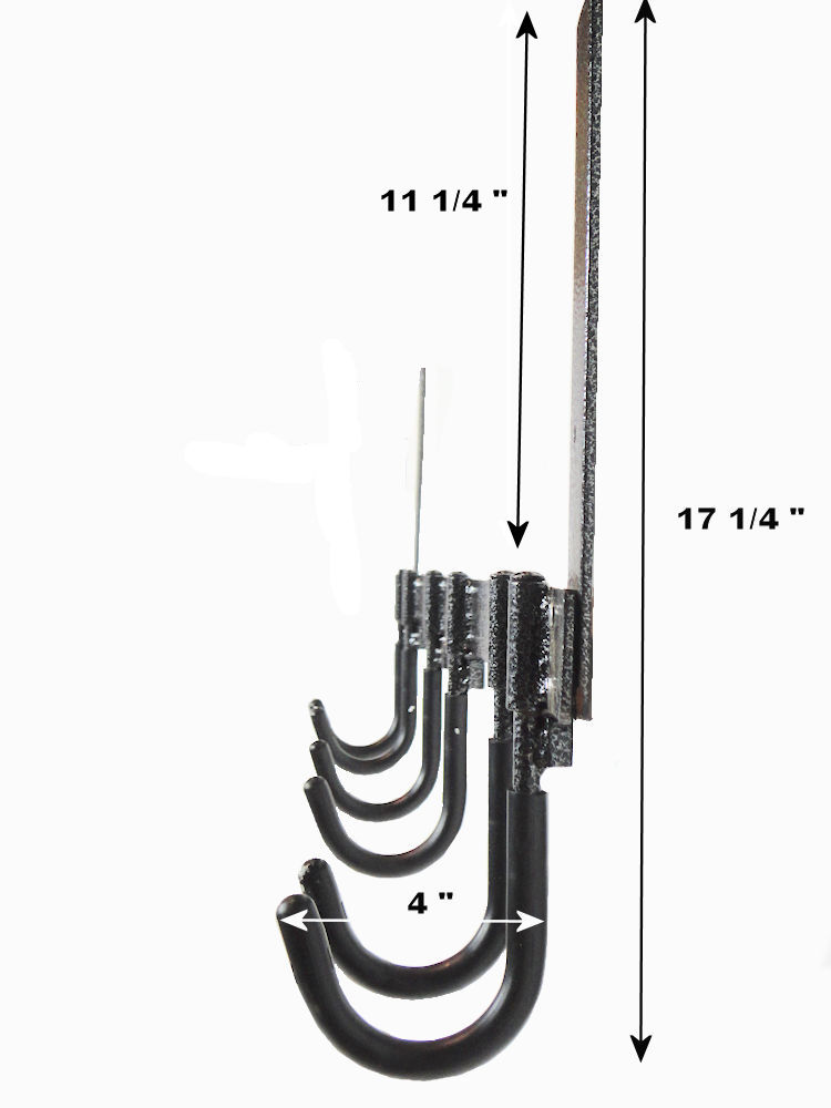 6-Hook Multi-Tool Rack RA-7 Rack'em Mfg.