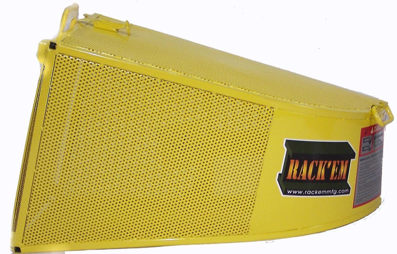 Grass Catcher Hammer powder coat paint finish steel 3.3 cubic feet Rack ...