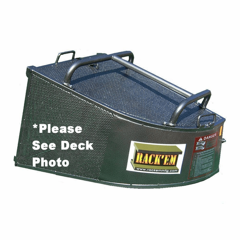 RC-EX4 Steel Grass Catcher 4.4 cubic foot capacity Rack'em Mfg.