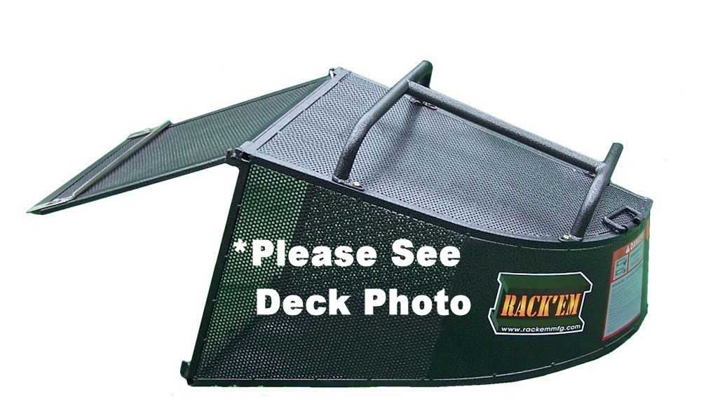 RC-OB4 Steel with Swing Door Grass Catcher 4.4 cubic foot capacity with ...