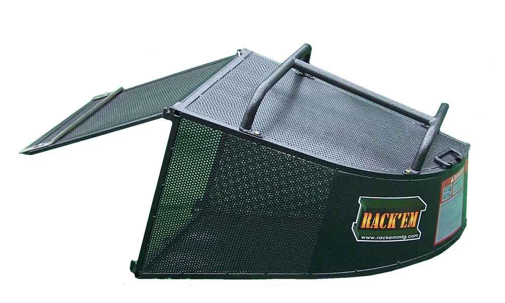 RC-OB4 Steel with Swing Door Grass Catcher 4.4 cubic foot capacity with ...