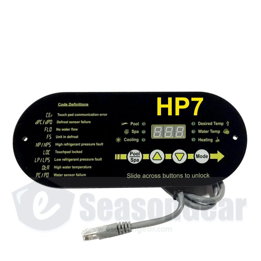 AquaCal ECS0271 Display Control Panel