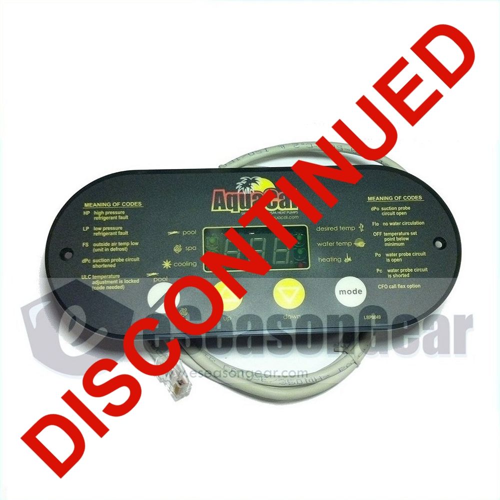 AquaCal ECS0276 STA0062 HP7 4-Button Control Panel