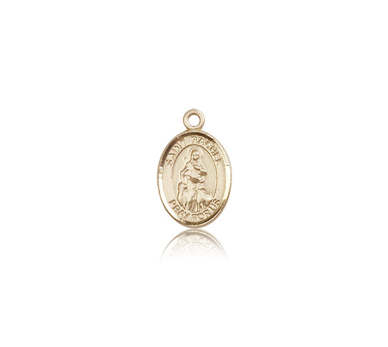 14kt Gold St. Rachel Patron Saint Medal - Small | HolyFamilyOnline.com