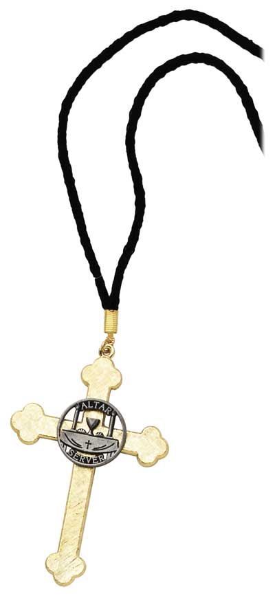Altar Server Budded Cross (3 inch) | HolyFamilyOnline.com