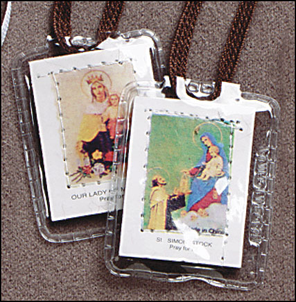 Brown Cloth Scapular | HolyFamilyOnline.com