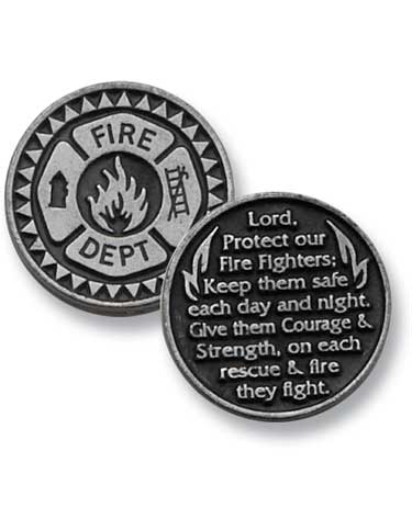 Fire Department Pocket Token | HolyFamilyOnline.com