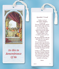 Last Supper Laminated Bookmark | HolyFamilyOnline.com